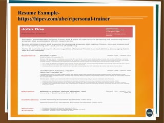 Tips to improve design & presentation of your resume | PPT