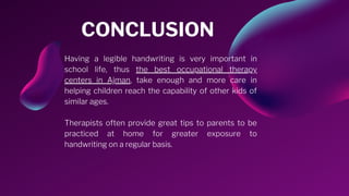 Tips to improve handwriting legibility | PDF