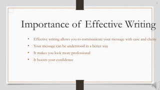 Tips To Improve Writing Skills | PPT