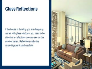 Tips to improve your 3 d exterior rendering techniques | PPTX