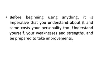 Tips to improve your personality | PPTX
