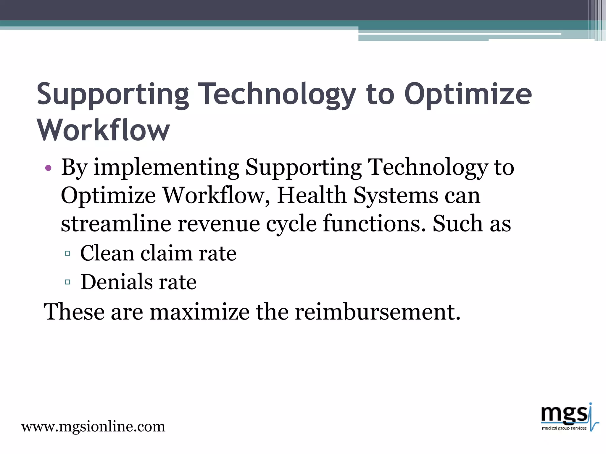 Tips to improve your RCM (Revenue Cycle Management) | PPT