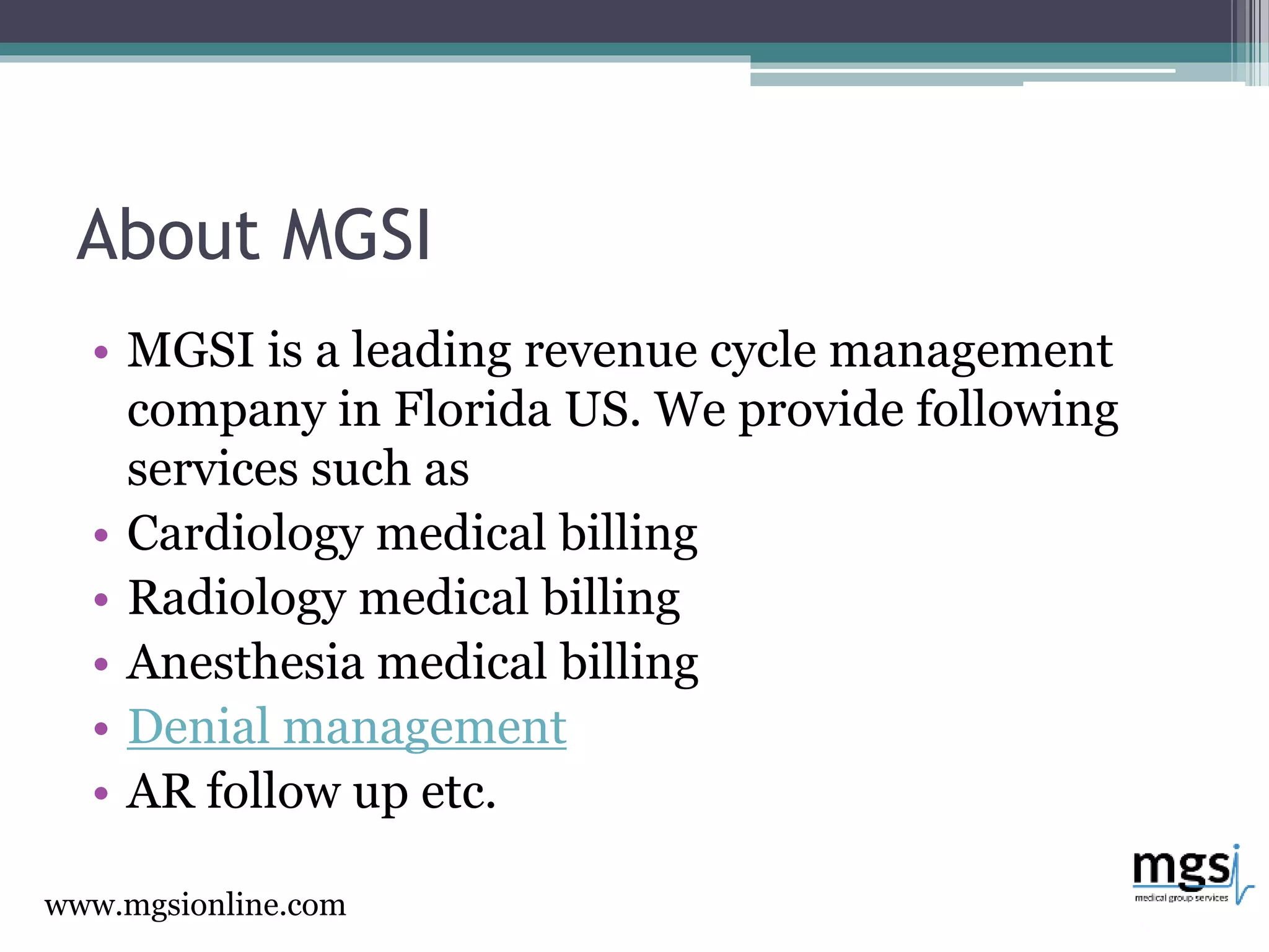 Tips to improve your RCM (Revenue Cycle Management) | PPT