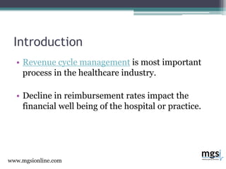 Tips to improve your RCM (Revenue Cycle Management) | PPT