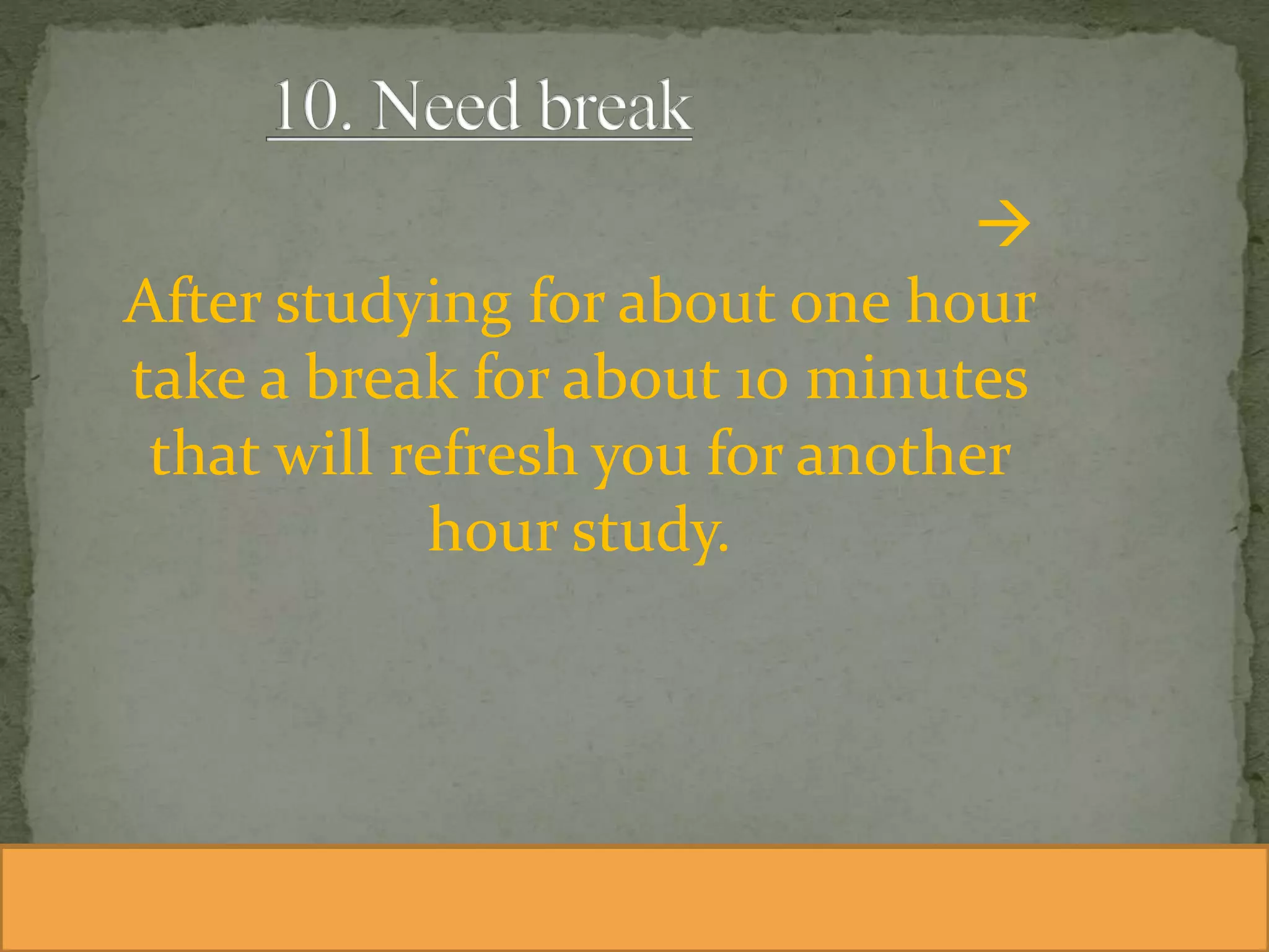 Tips To Improve Your Study Skills | PPTX