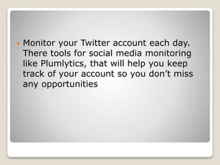 Tips to Increase Your Twitter Followers to Grow Your Business | PPT