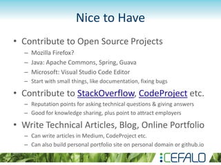 Tips to Kick-start your Software Engineering Career | PPT