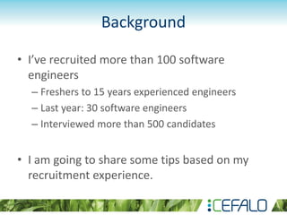Tips to Kick-start your Software Engineering Career | PPT