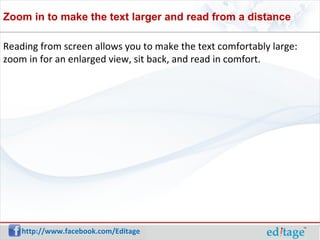 Tips to make reading from the computer screen easier | PPT | Technology ...
