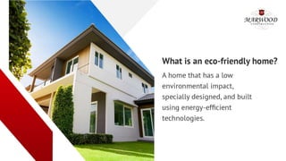Tips to make your home sustainable and eco friendly | PPT
