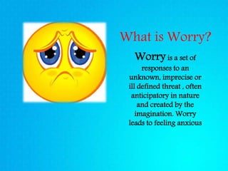 Tips to Manage Worries | PPTX