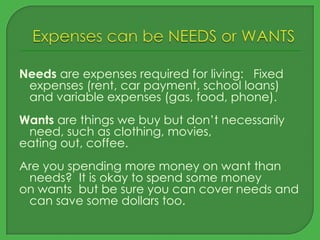 Tips To Manage Your Money | PPTX