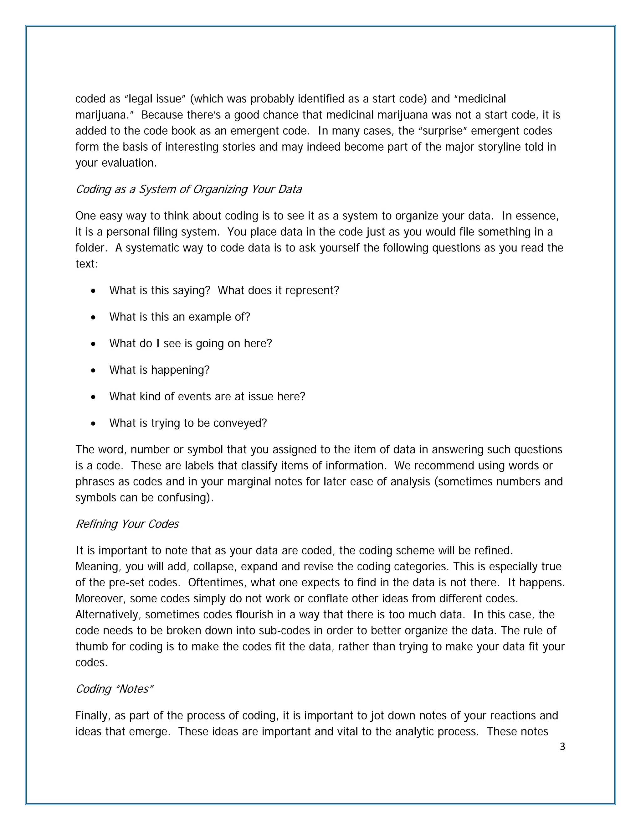 Tips And Tools 18 Coding Qualitative Data Pdf 5006