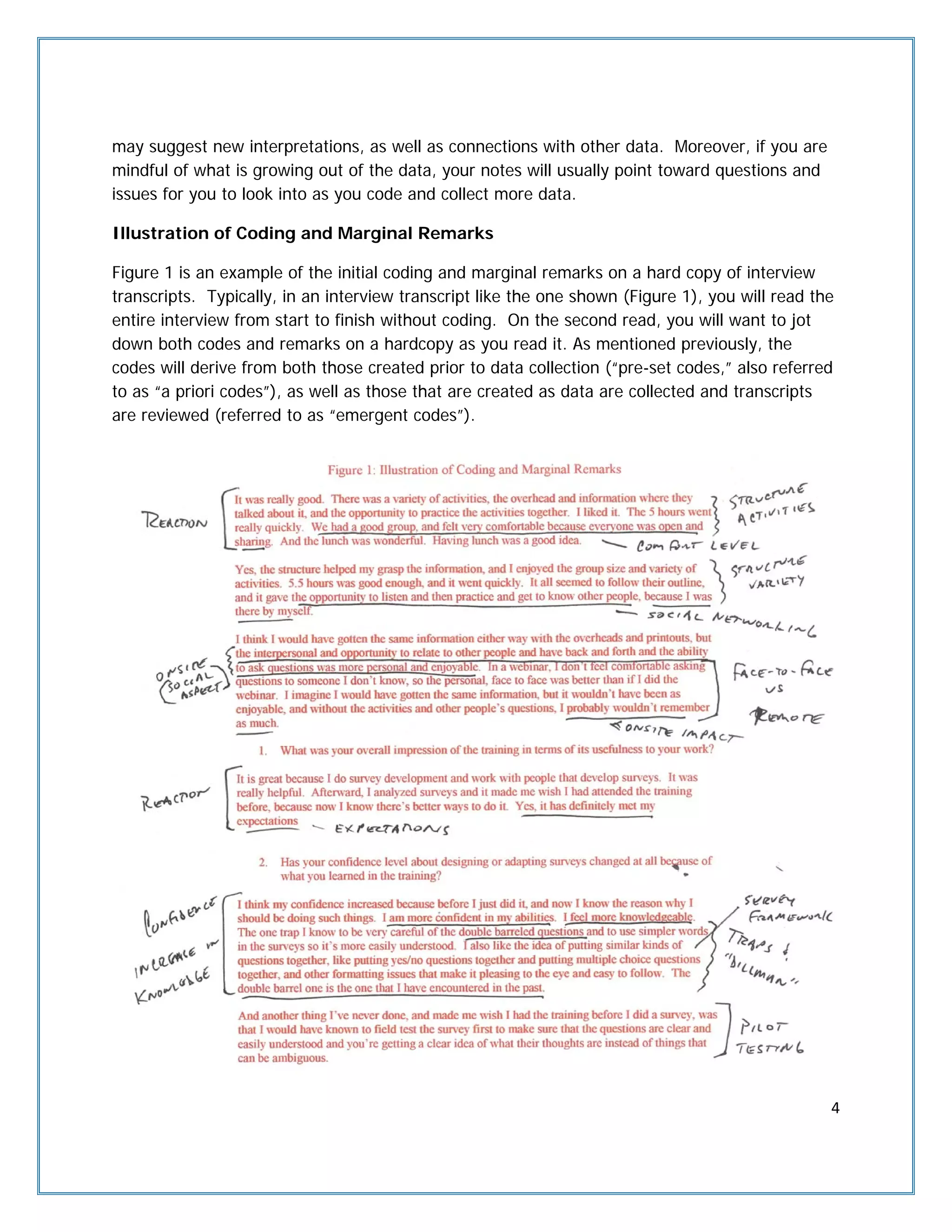 Tips & Tools #18 Coding Qualitative Data | PDF