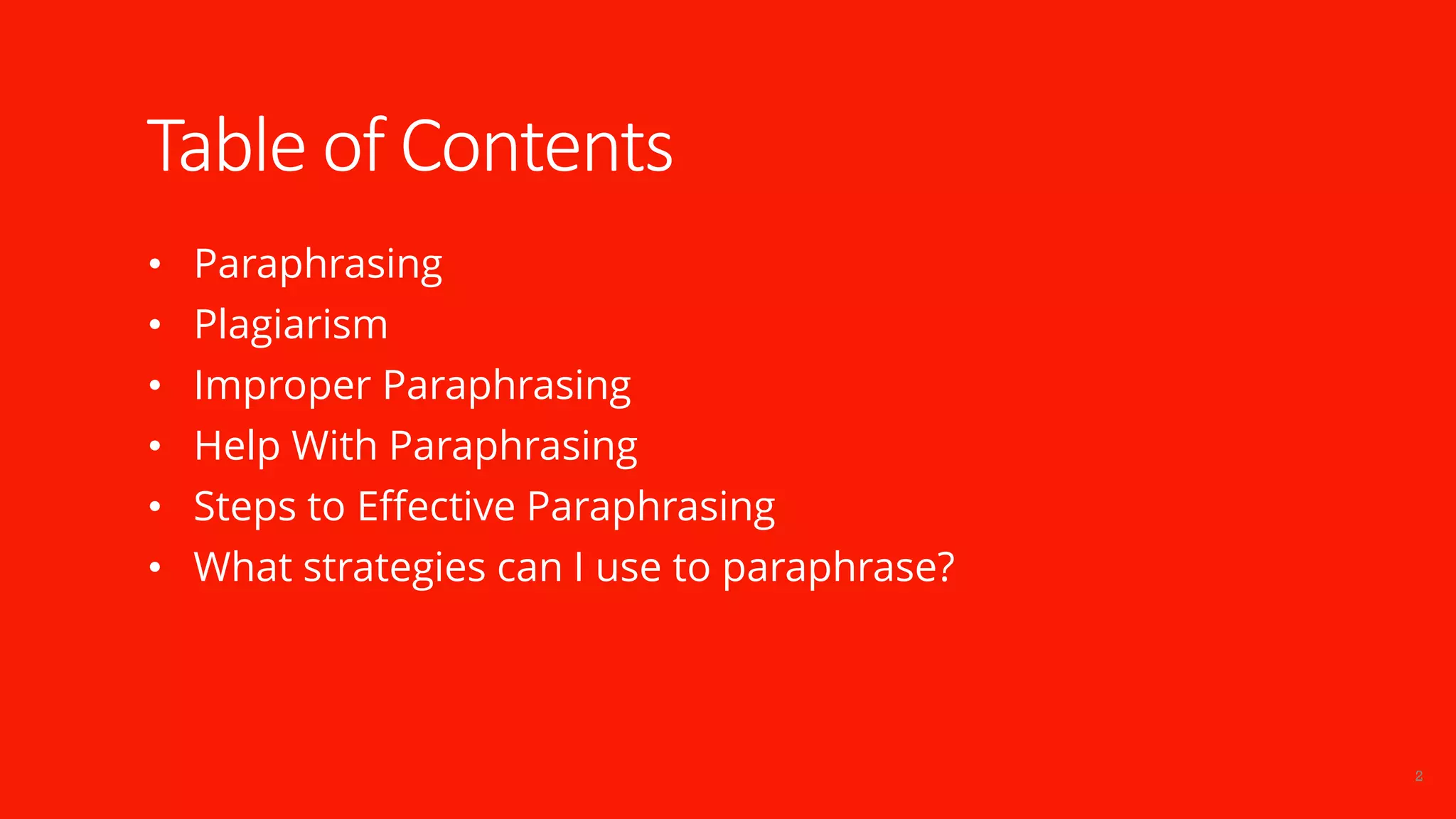 Tips To Paraphrase to Avoid Plagiarism | PPT