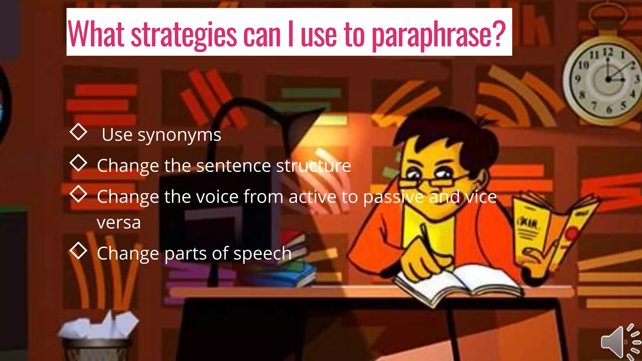 Tips To Paraphrase to Avoid Plagiarism | PPT