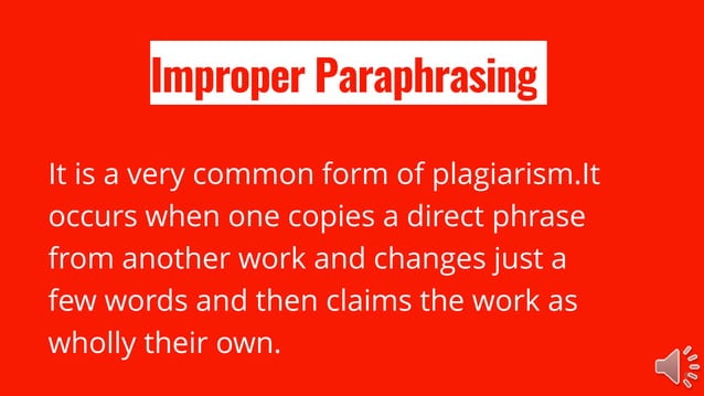 Tips To Paraphrase to Avoid Plagiarism | PPT