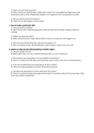 Tips to prepare the 3rd level oral exam 1 | PDF | Food & Drink