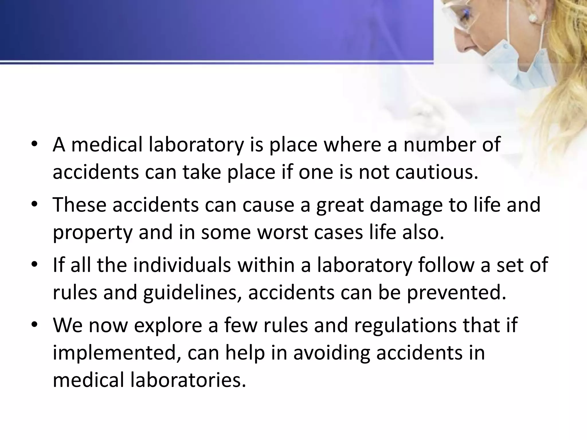 Tips to Prevent Laboratory Accidents | PPT