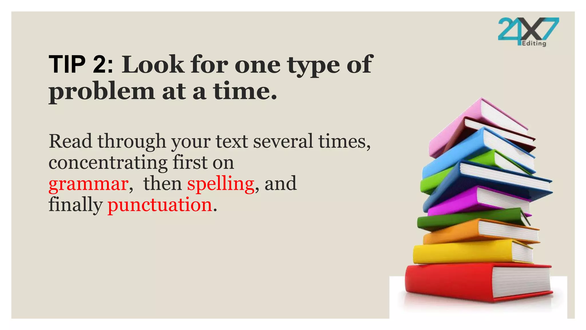 Tips to Proofread Your Academic Papers | PPTX | Homework and Study ...