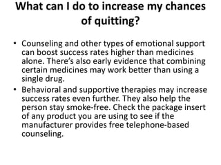 Tips to Quit smoking with the help of Health Care Provider | PPTX