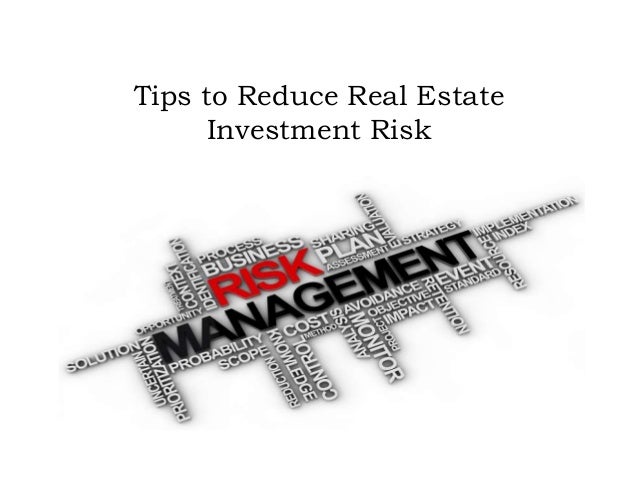 Tips to Reduce Real Estate Investment Risk - Venkateshwar Bejgam Tips to Reduce Real Estate Investment Risk - Venkateshwar Bejgam