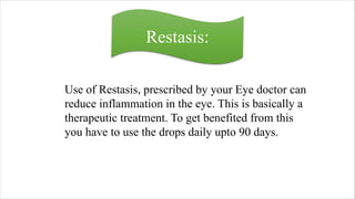 Tips to Relieve from Dry Eyes | PPT