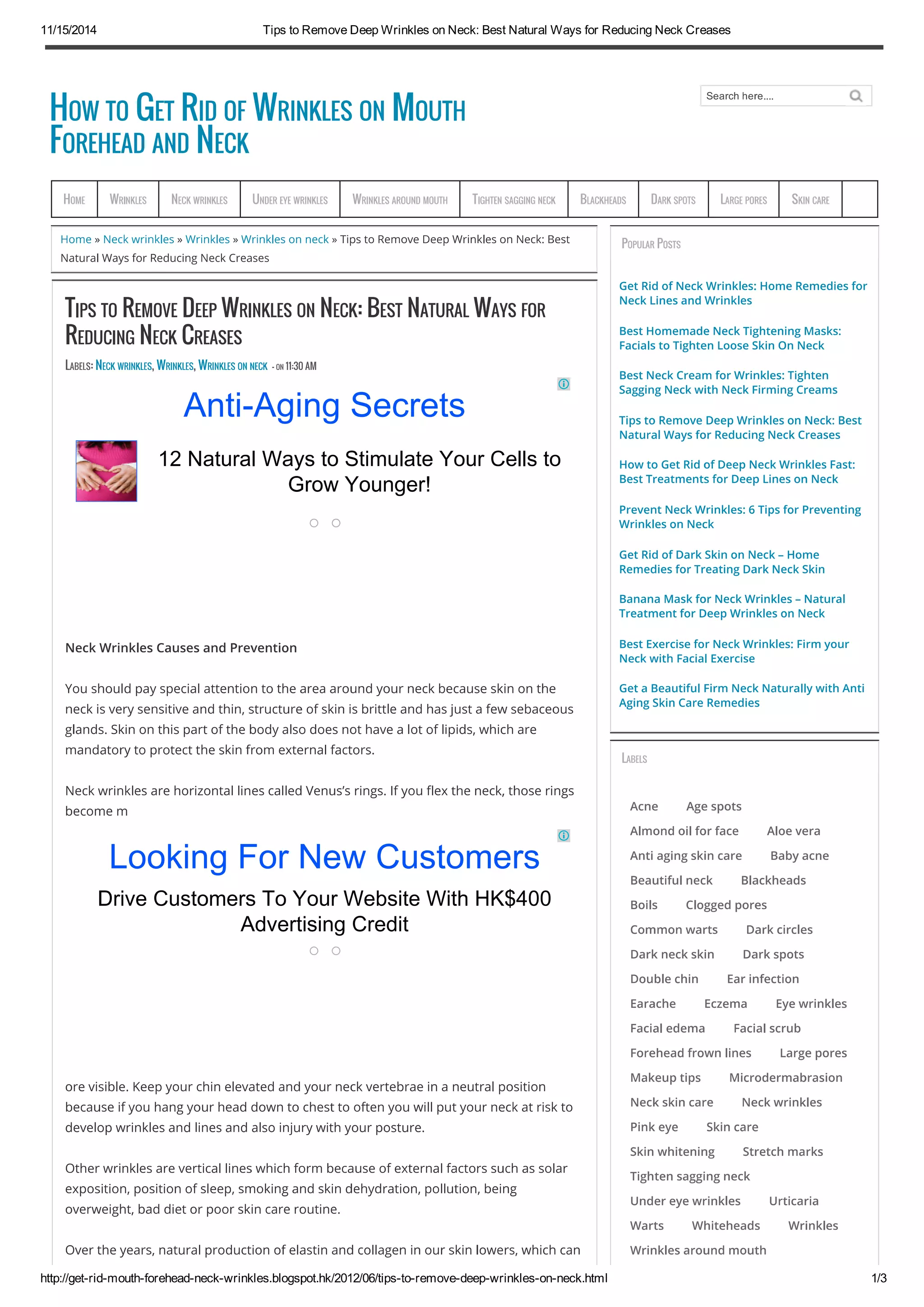 Tips to remove deep wrinkles | PDF