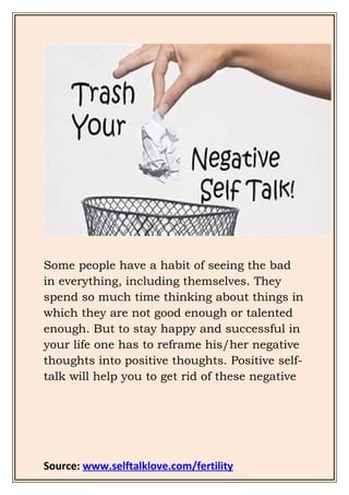 Tips to stop negative self | DOC