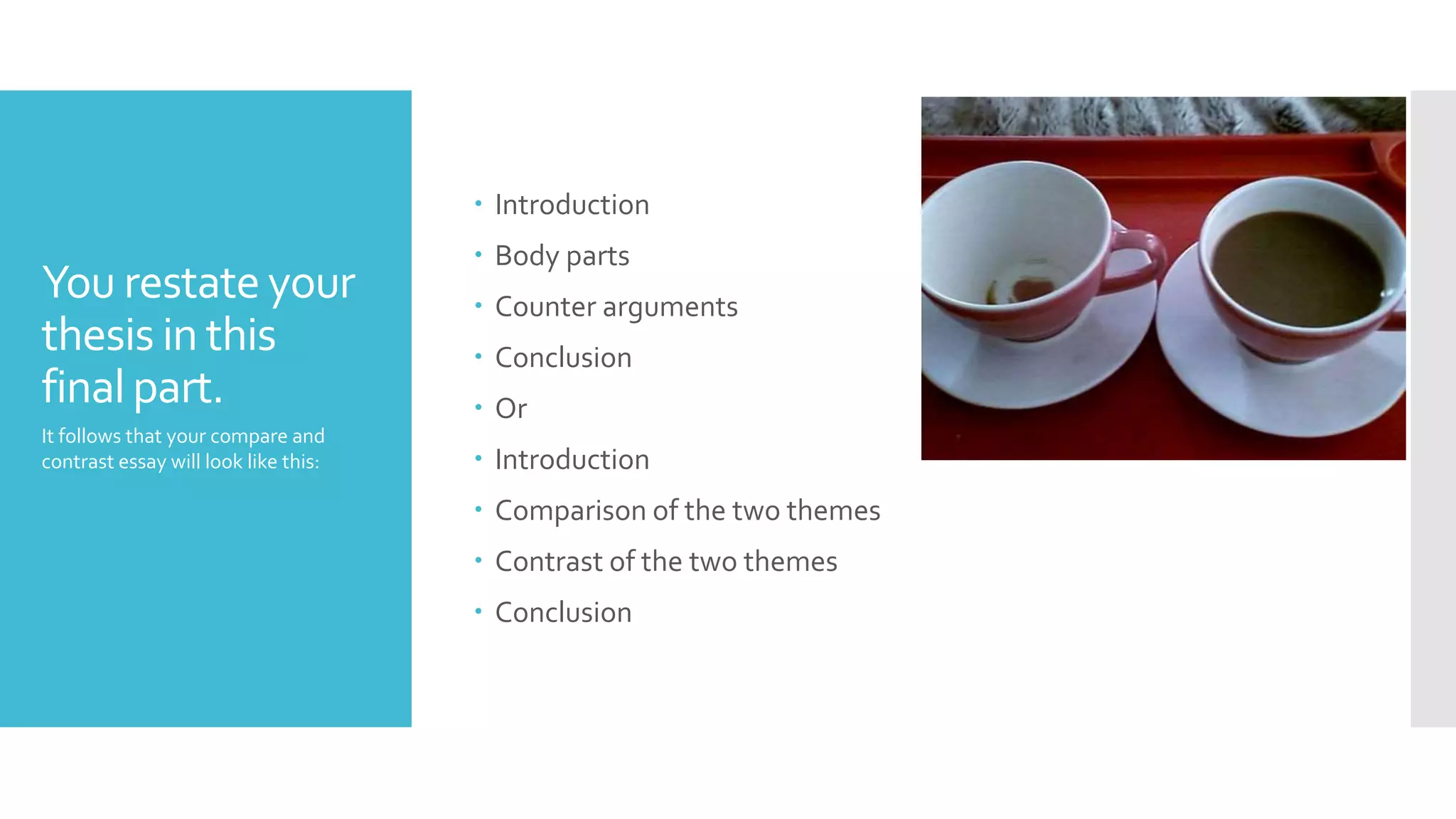 Tips to write a compare and contrast essay | PPTX