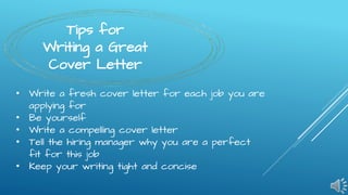 Tips To Write An Effective Cover Letter.pptx