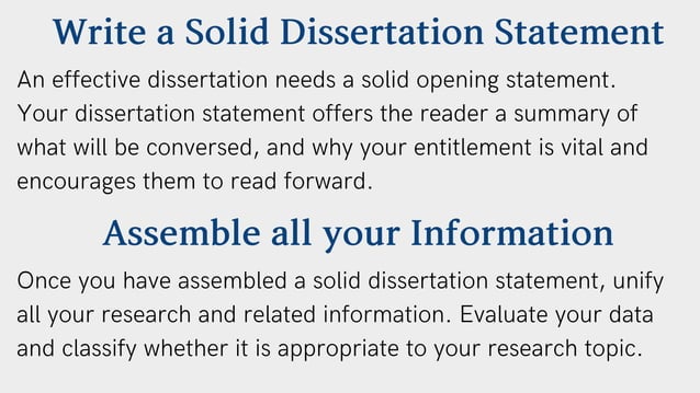 Tips to Write an Effective Dissertation | PPT