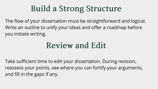 Tips To Write An Effective Dissertation Ppt