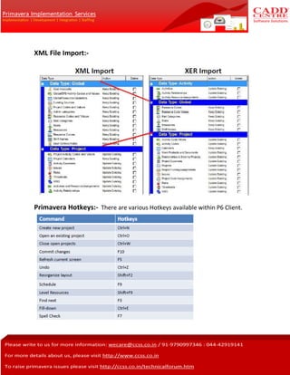 Oracle Primavera P6 PRO R8 Tips & tricks | PDF