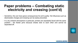 Tips & Tricks: Paper Problems – Combating Static Electricity & Creasing ...