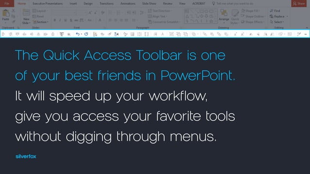 PowerPoint Quick Access Toolbar | PPT
