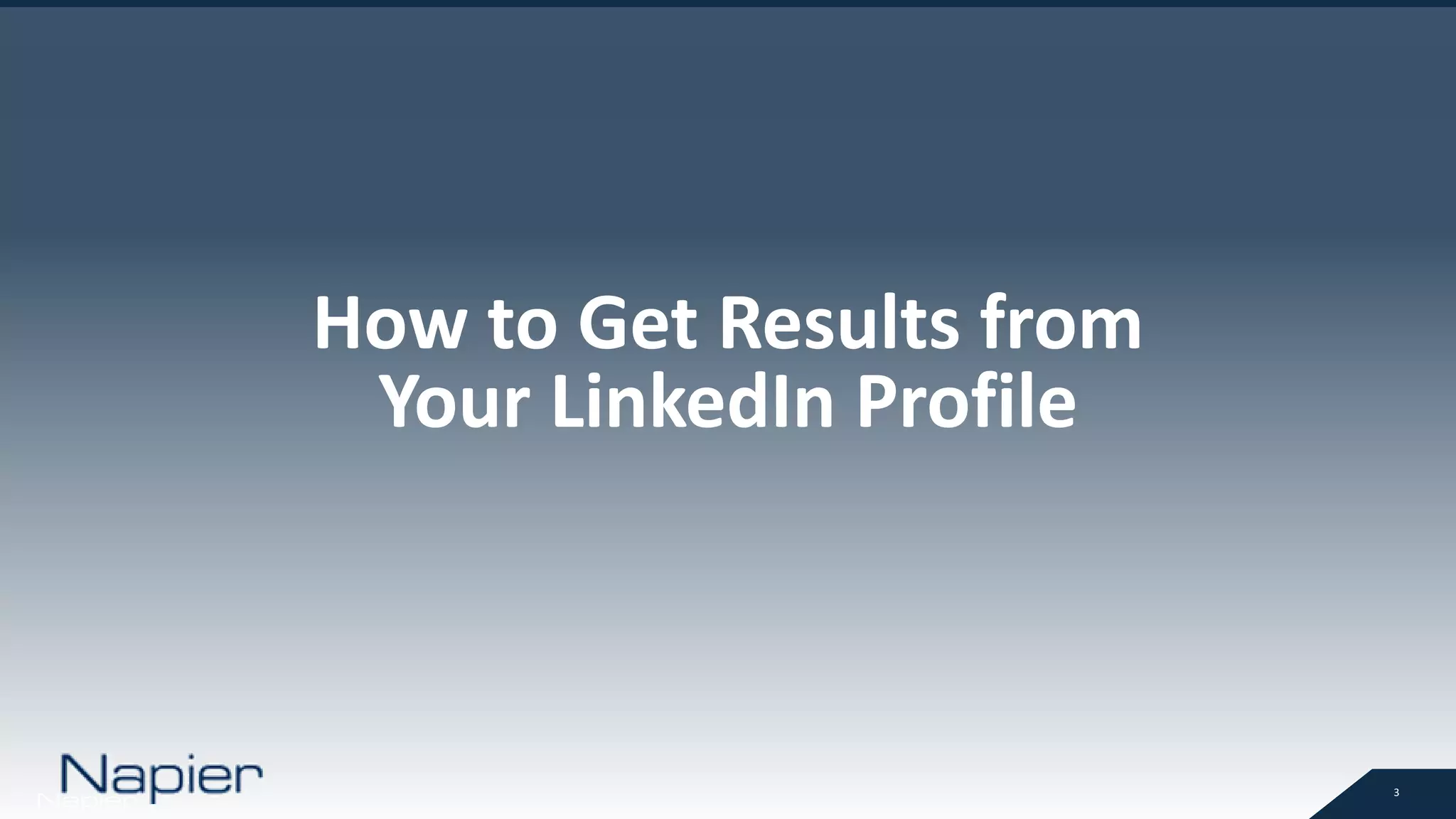Tips tricks and ideas for linked in | PPT