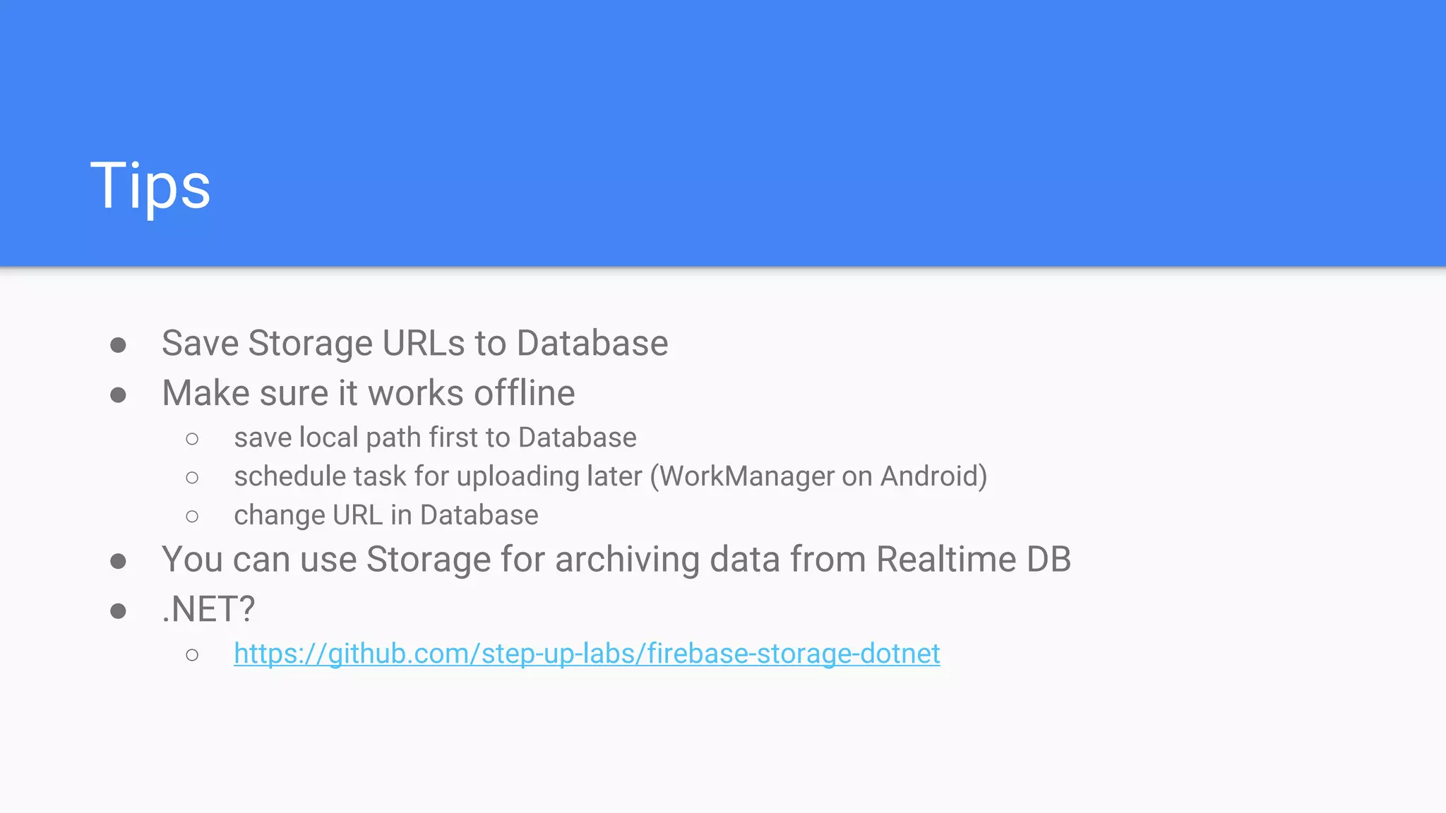 Tips And Tricks For Firebase Storage And Firebase Functions Ppt