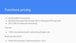Tips & tricks for Firebase storage and Firebase functions | PPTX
