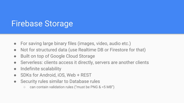 Tips & tricks for Firebase storage and Firebase functions | PPT