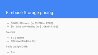 Tips & tricks for Firebase storage and Firebase functions | PPTX