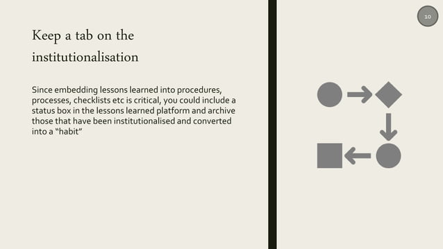 Tips & Tricks for Your Lessons Learned Program | PPTX