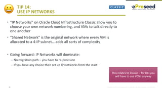 Tips & Tricks for Oracle PaaS Admins | PPT