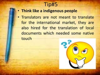 8 tips to become the successful professional translator | PPTX