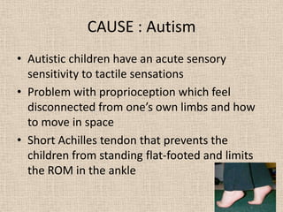 Tip toes walking | PPTX