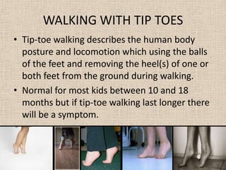 Tip toes walking | PPTX