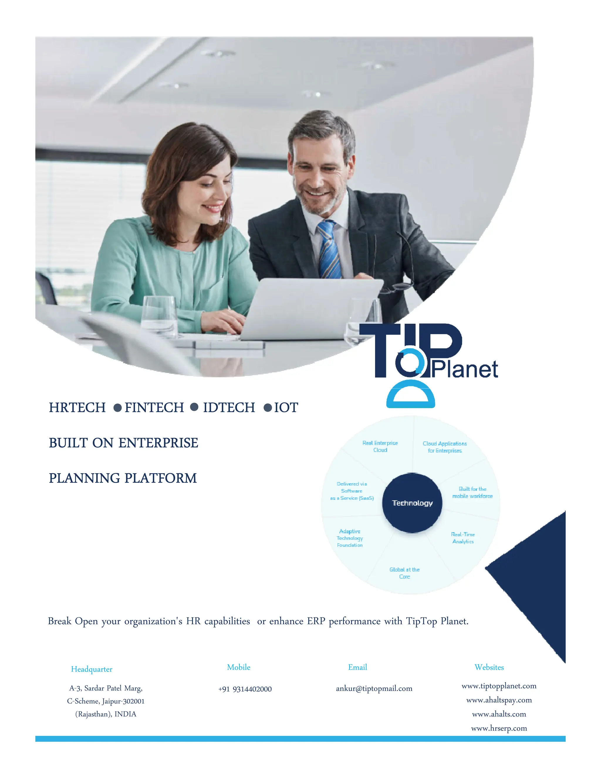 TIPTOP HRMS BROCHURE.pdf | Internet | Computing