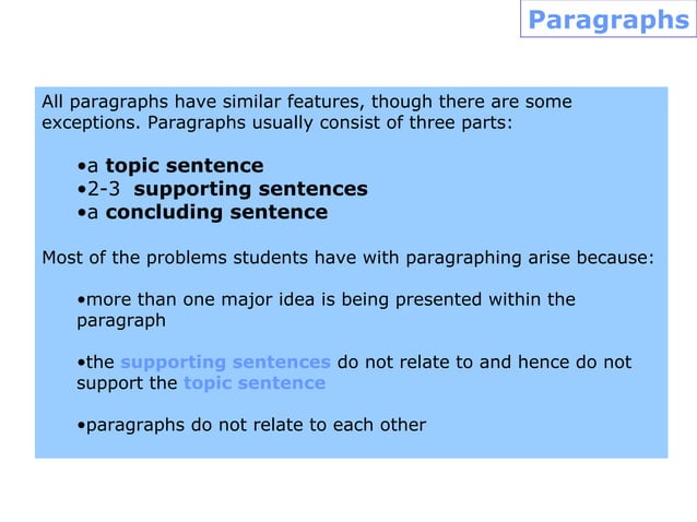 Ti p top paragraphing | PPT