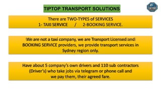 Tip top transport solutions pdf | PPT