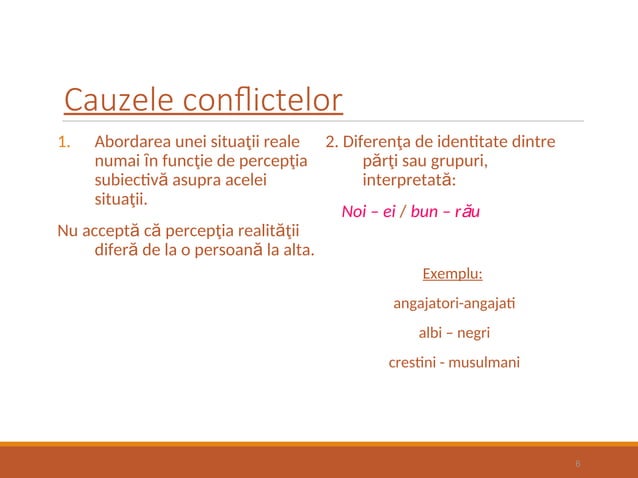 tipuri de conflicte prezentare care pot exista | PPT